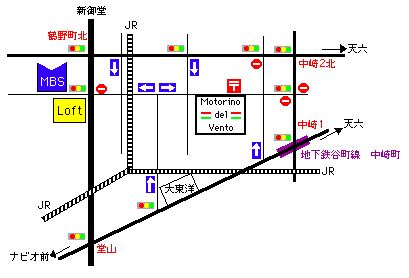 Motorino del Vento - 地図